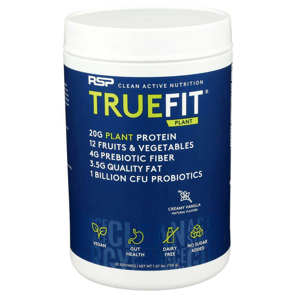 RSP TrueFit Creamy Vanilla Meal Replacement Plant Protein Powder, 1.67 ...
