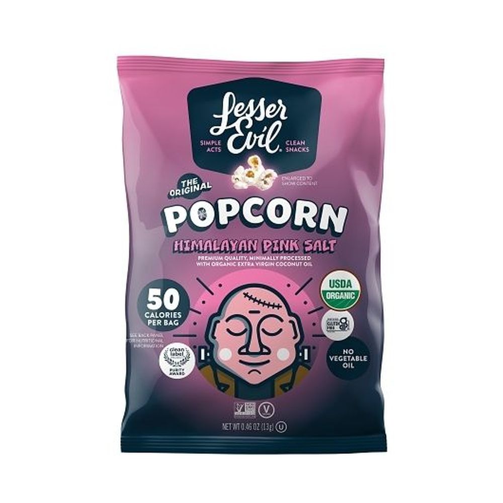 Lesserevil Organic Himalayan Pink Salt Popcorn, 8.28 Ounce -- 5 per case