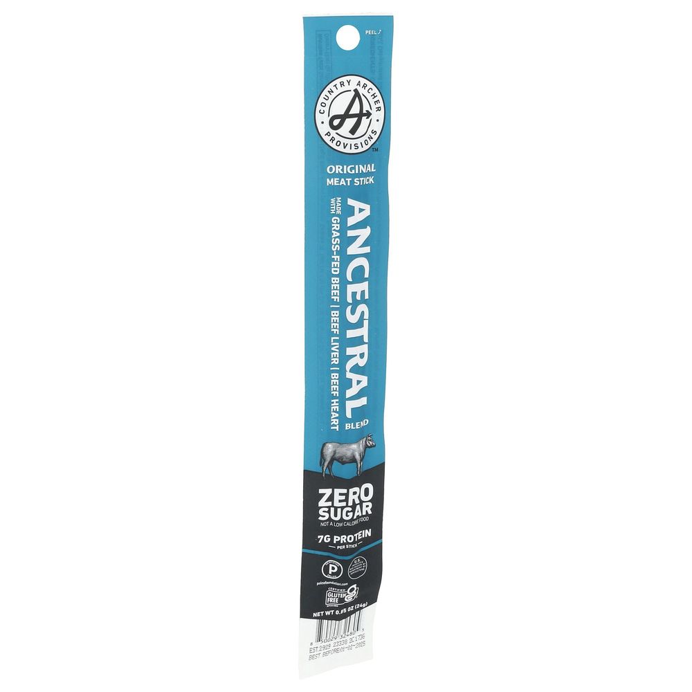 Archer Meat Snacks Ancestral Blend Original Beef Stick, 0.85 Ounce ...