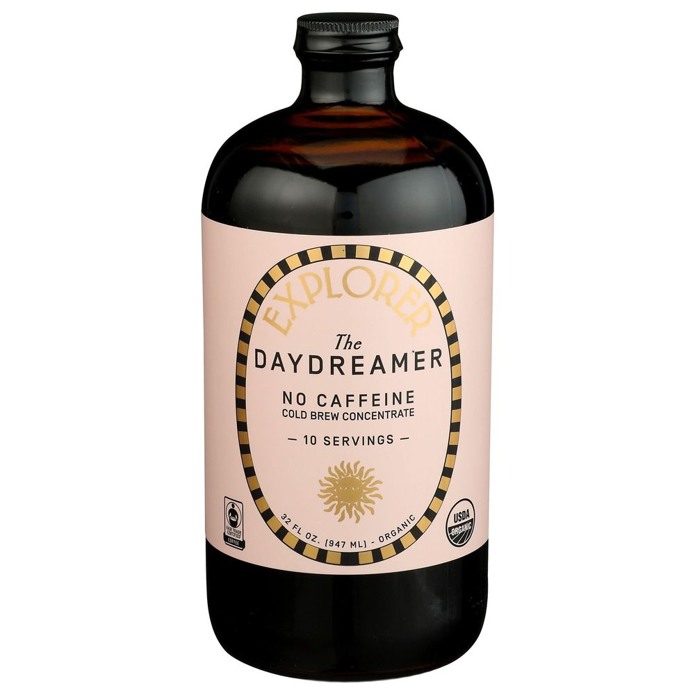 Explorer Organic The Daydreamer No Caffeine Cold Brew Concentrate, 32 Fluid Ounce -- 12 per case