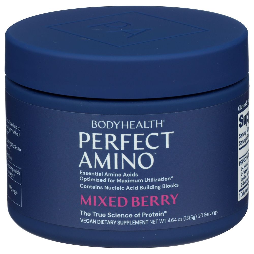 Bodyhealth Mixed Berry Perfect Amino Powder, 4.64 Ounce