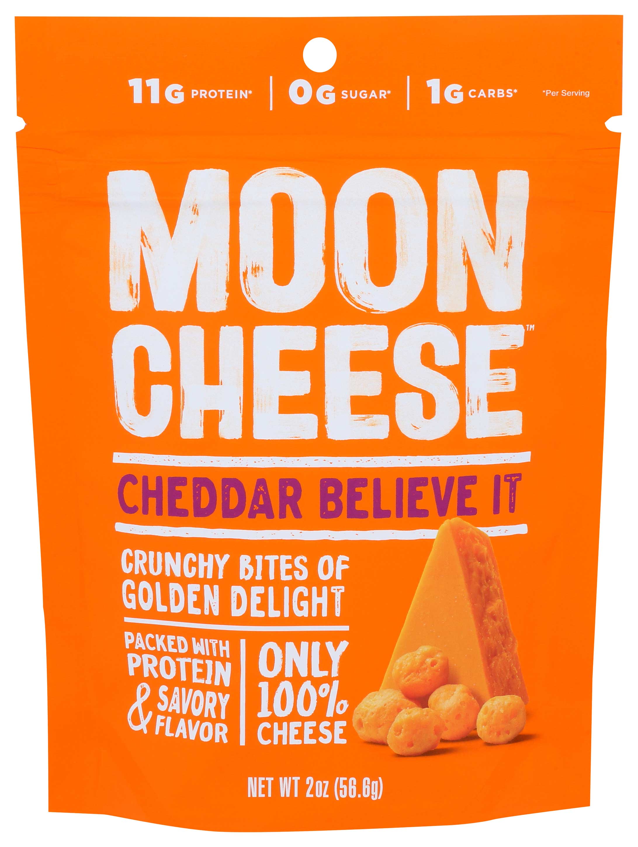 Moon Cheese Medium Cheddar Cheese Snack Case | FoodServiceDirect