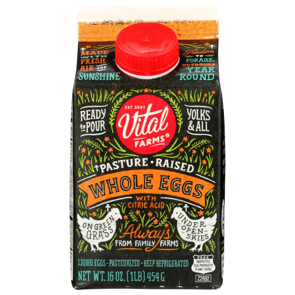 Vital Farms Whole Liquid Egg Case | FoodServiceDirect