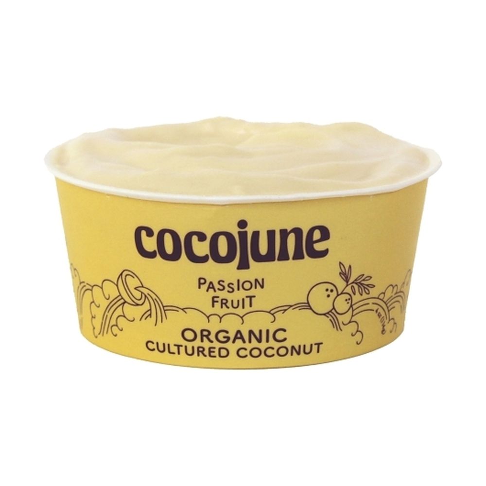 Cocojune Organic Passion Fruit Cultured Coconut Yogurt, 4 Ounce -- 12 ...