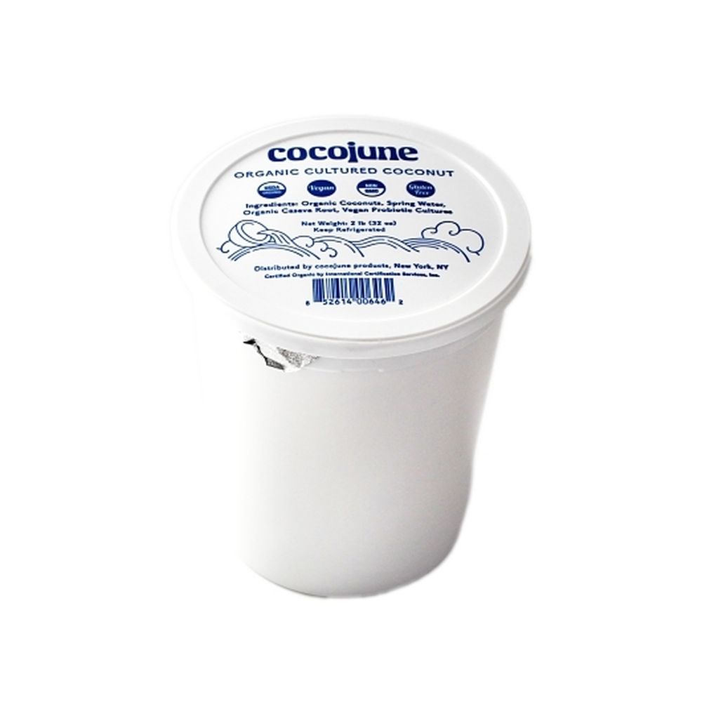 Cocojune Organic Pure Cultured Coconut Yogurt, 32 Ounce -- 6 per case