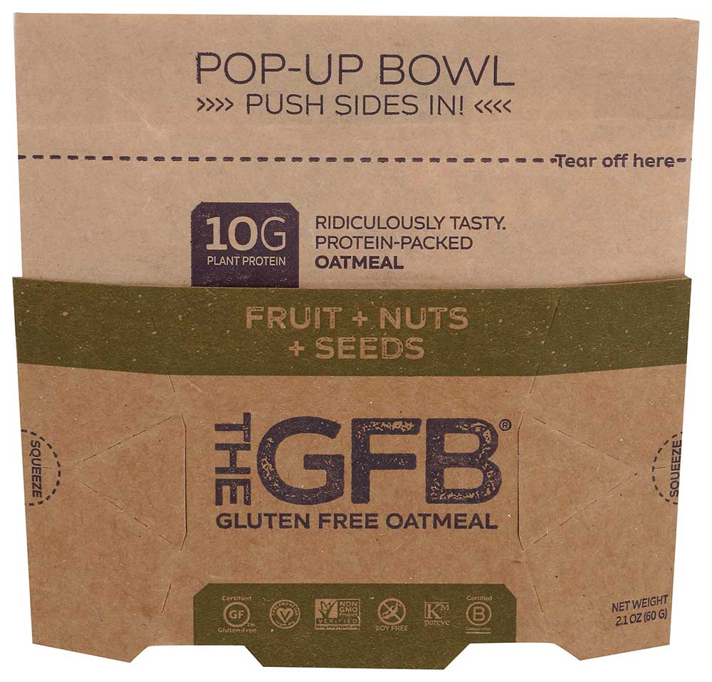 The GFB Fruit Nuts and Seeds Oatmeal, 2 Ounce -- 6 per case