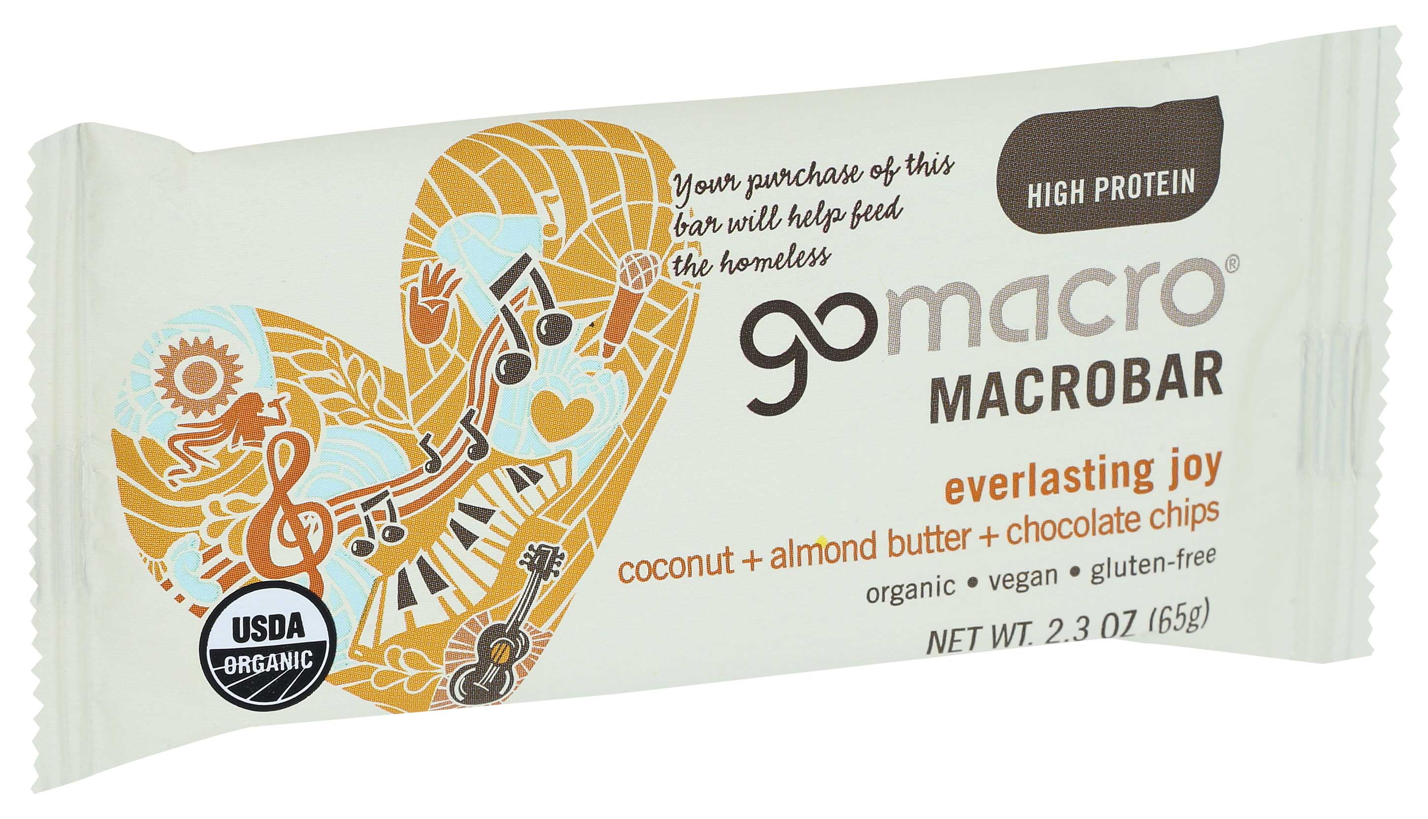 Gomacro Organic Coconut Plus Almond Butter Plus Chocolate Chips ...