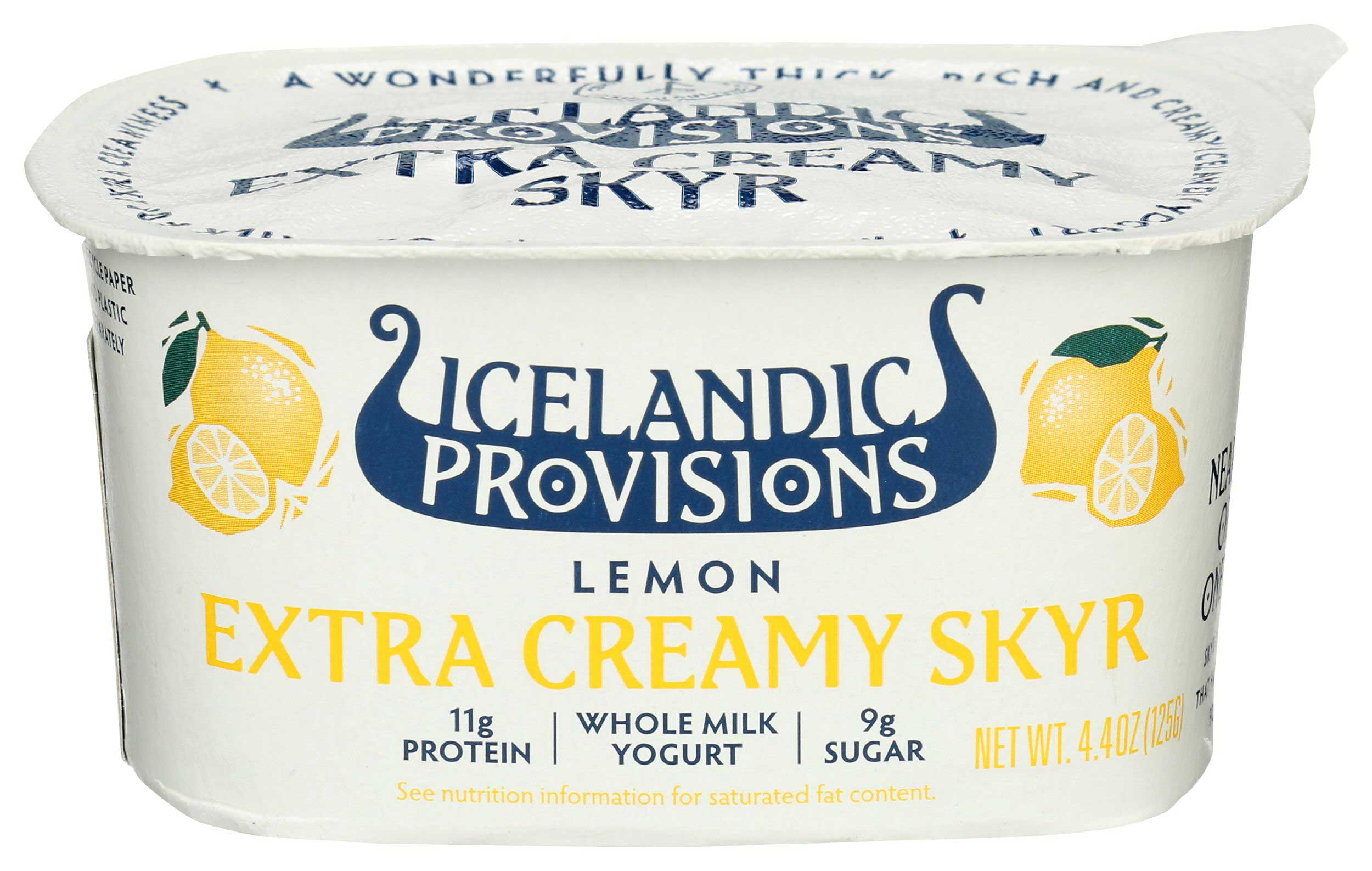 Icelandic Provisions Lemon Extra Creamy Skyr | FoodServiceDirect