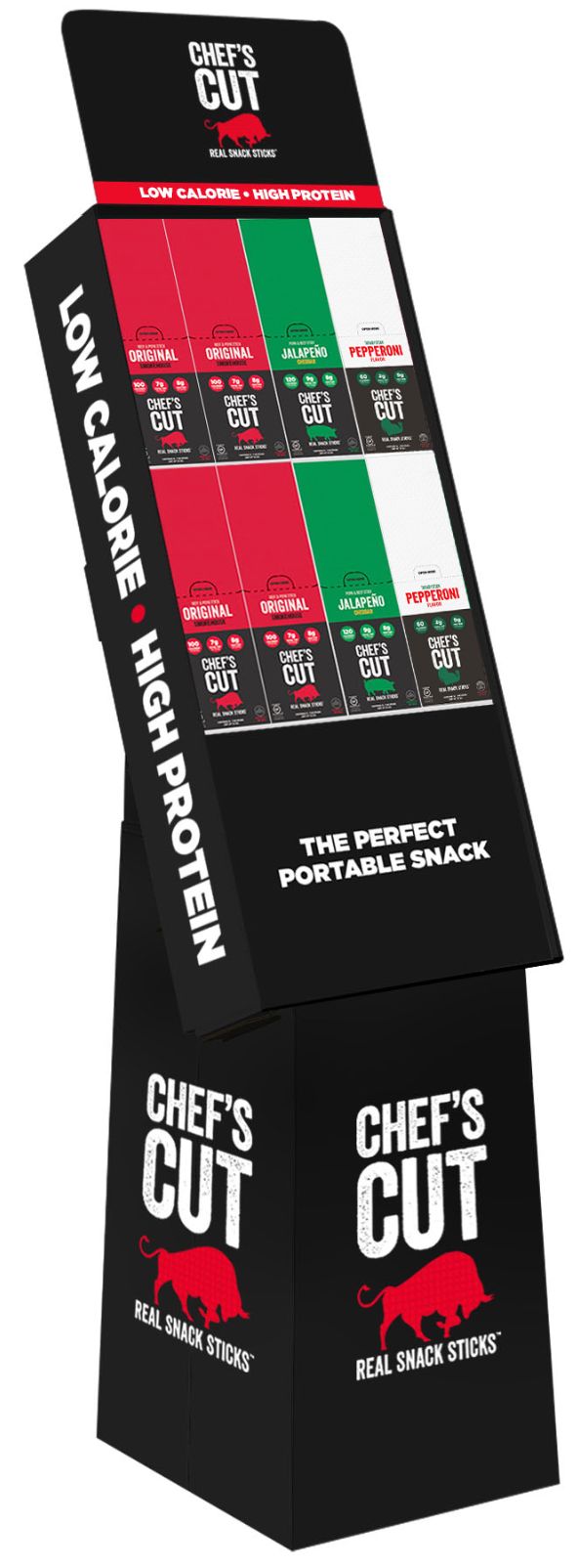 Chefs Cut 3 Flavors Meat Snack Sticks - Shipper | FoodServiceDirect