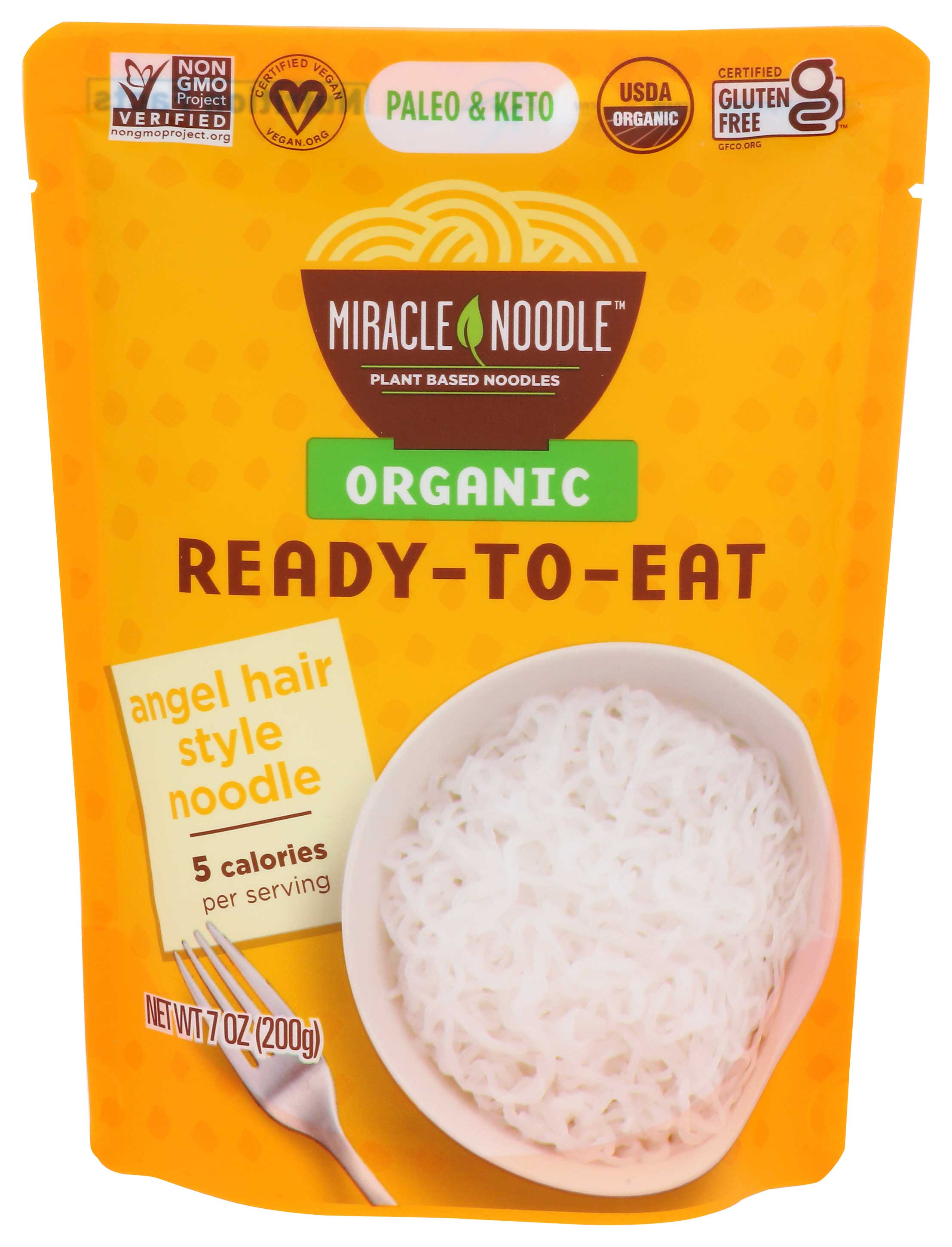 Miracle Noodle Organic Angel Hair Noodles, 7 Ounce -- 6 per case ...