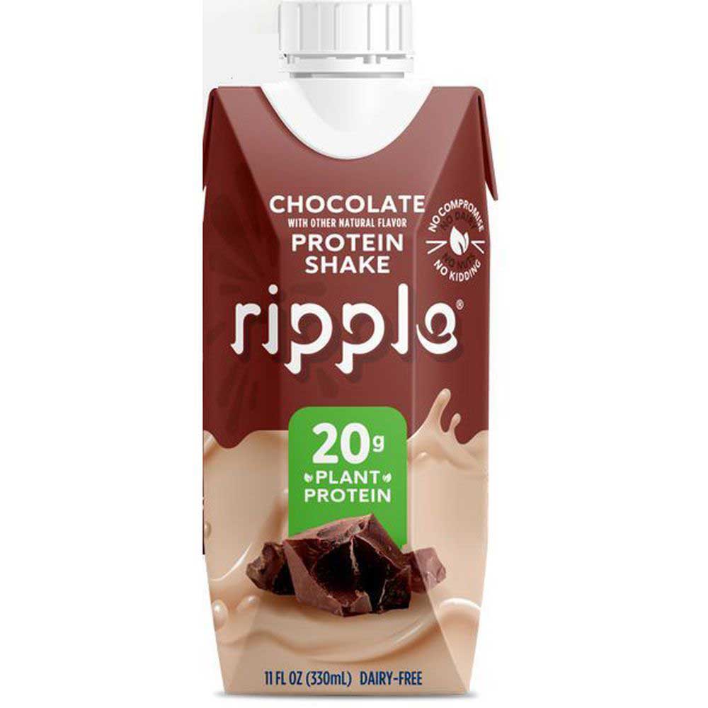 Ripple Dairy Free Chocolate Protein Shakes, 11 Fluid Ounce -- 24 per ...
