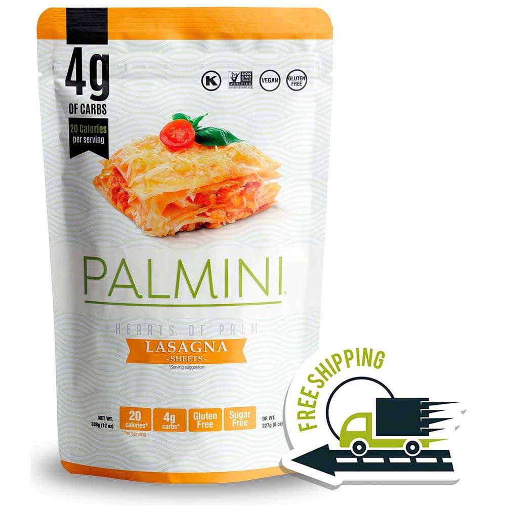 Palmini Hearts of Palm Lasagna Pasta, 12 Ounce -- 6 per case ...