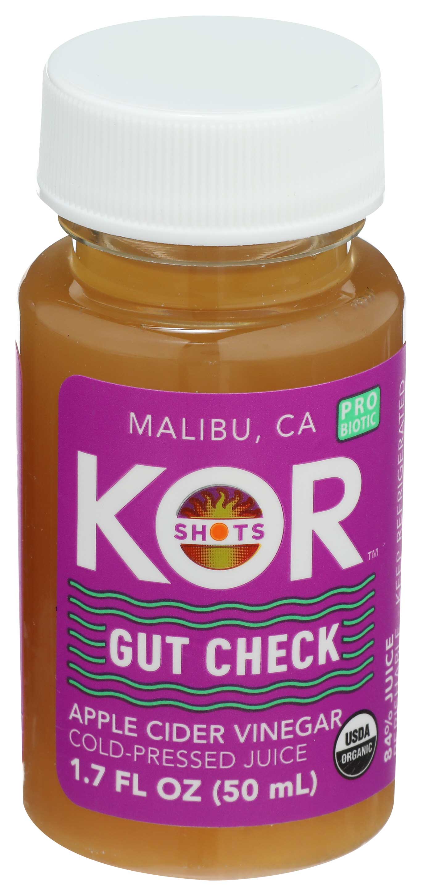 Kor Shots Organic Gut Check Shot | FoodServiceDirect