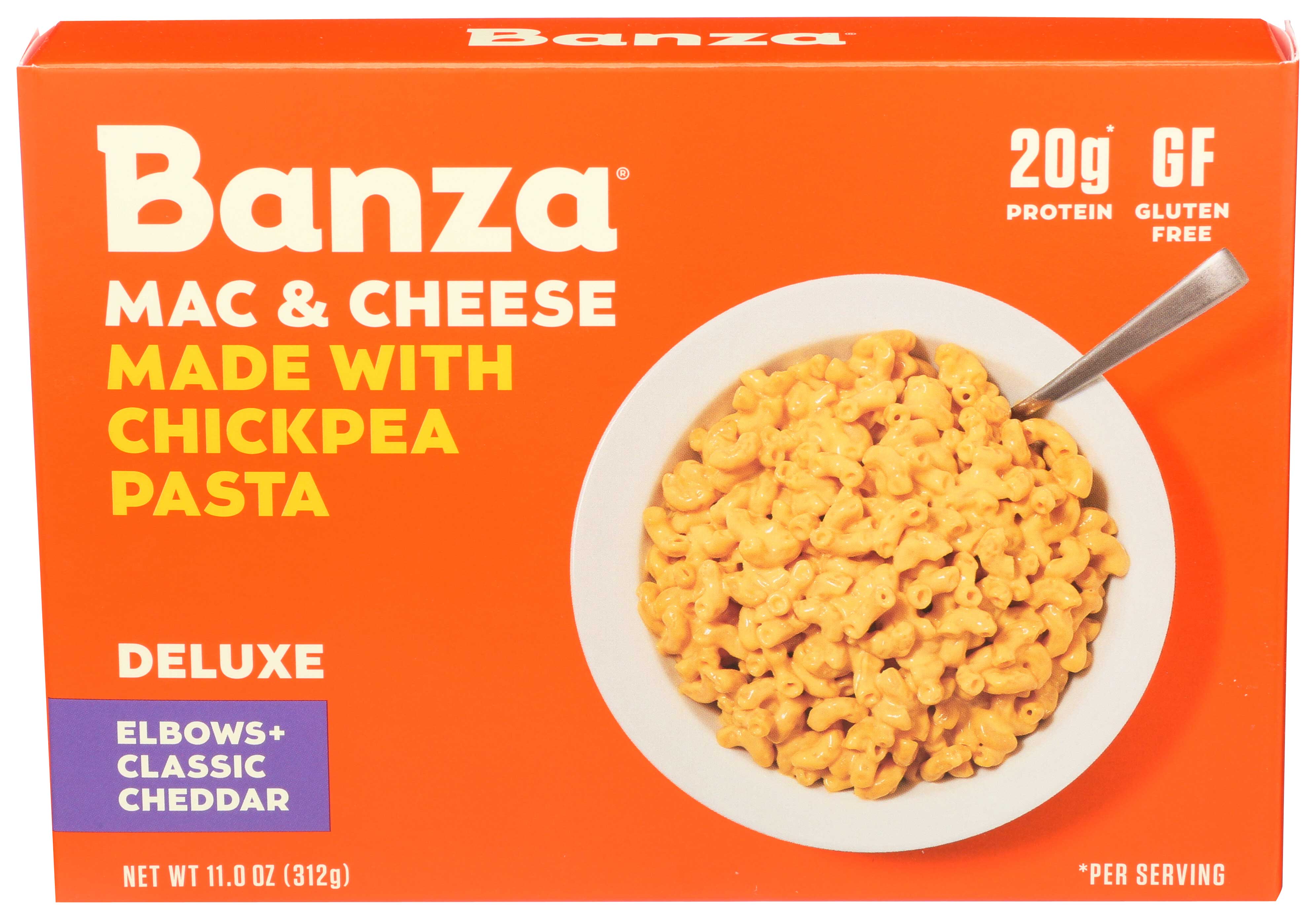 Banza Deluxe Cheddar Mac and Cheese Case | FoodServiceDirect