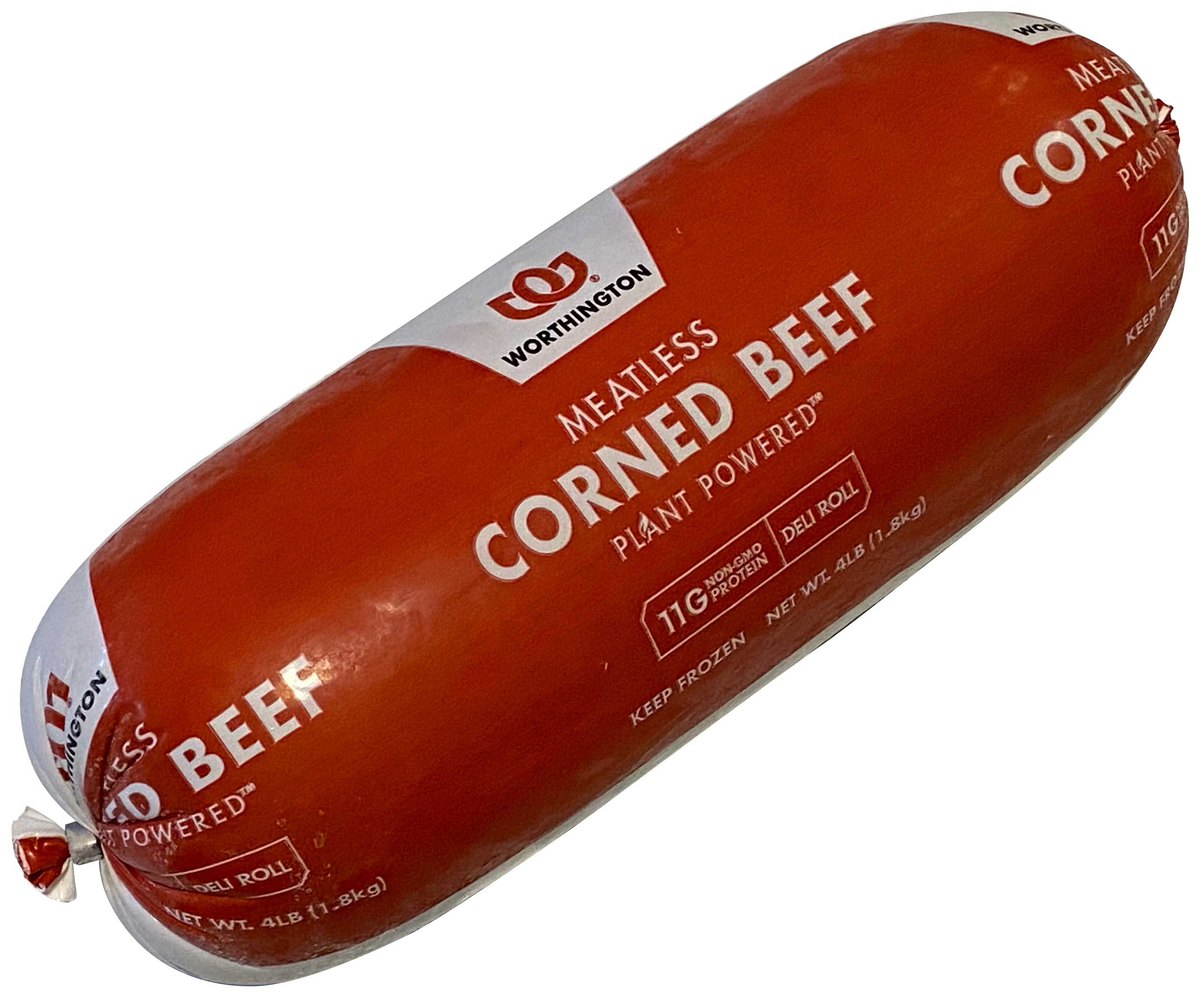 Worthington Plant Based Deli Corned Beef Roll Case | FoodServiceDirect