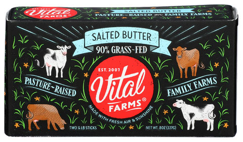 Vital Farms Salted Pasture Raised Butter Case | FoodServiceDirect
