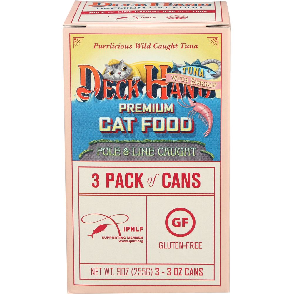Deck Hand 3 Ounce Pole and Line Caught Tuna with Shrimp Premium Cat ...