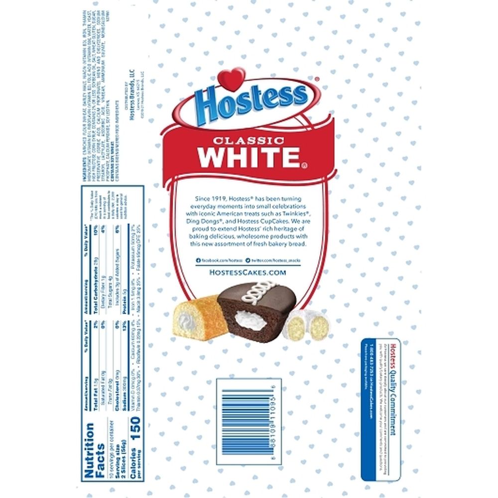 Hostess Classic White Bread Case | FoodServiceDirect