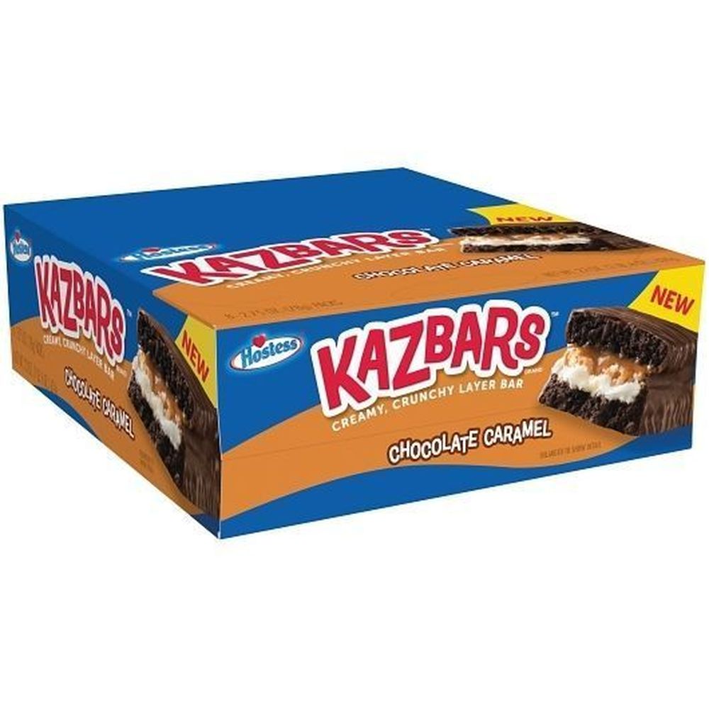 Hostess Kazbar Chocolate Caramel Creamy Crunchy Bar | FoodServiceDirect