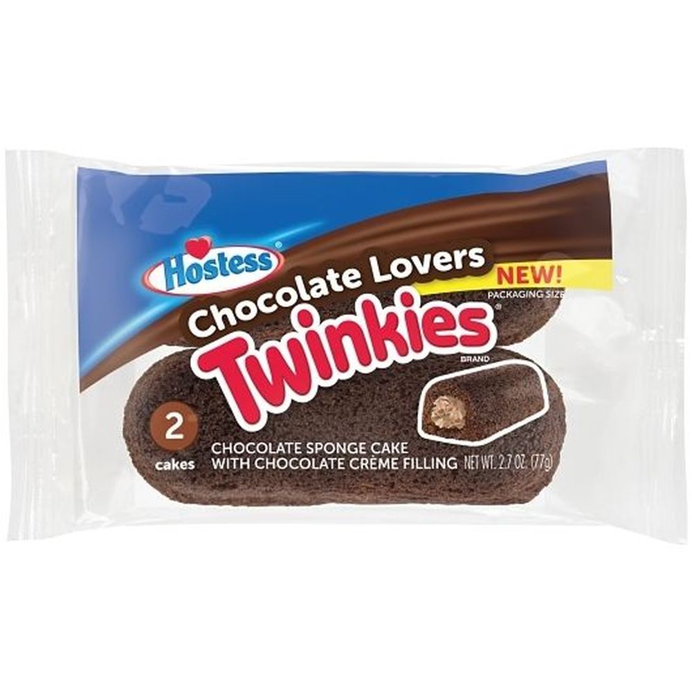 Hostess Chocolate Lovers Twinkie Chocolate Sponge Cake with Chocolate ...
