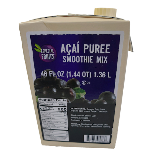 Especial Acai Puree Smoothie Mix Case | FoodServiceDirect
