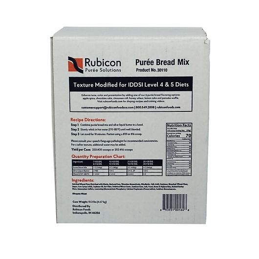 Rubicon Puree Bread Mix, 10.3 Pound