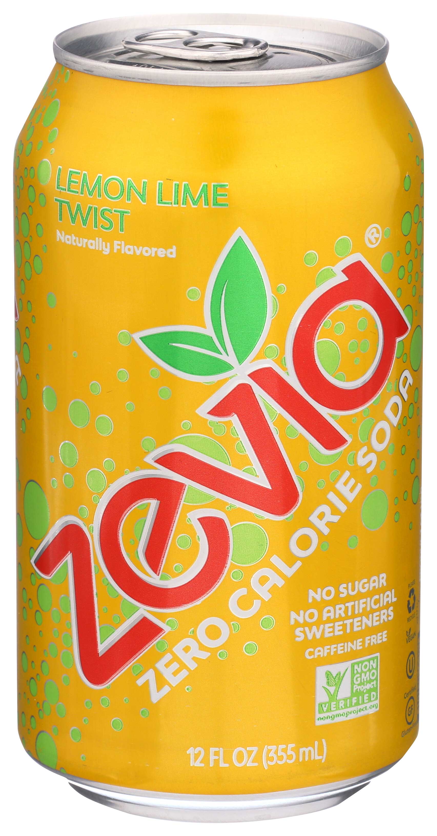 Zevia Natural Twist Stevia Soda, 12 Ounce - 6 per pack -- 4 packs per case