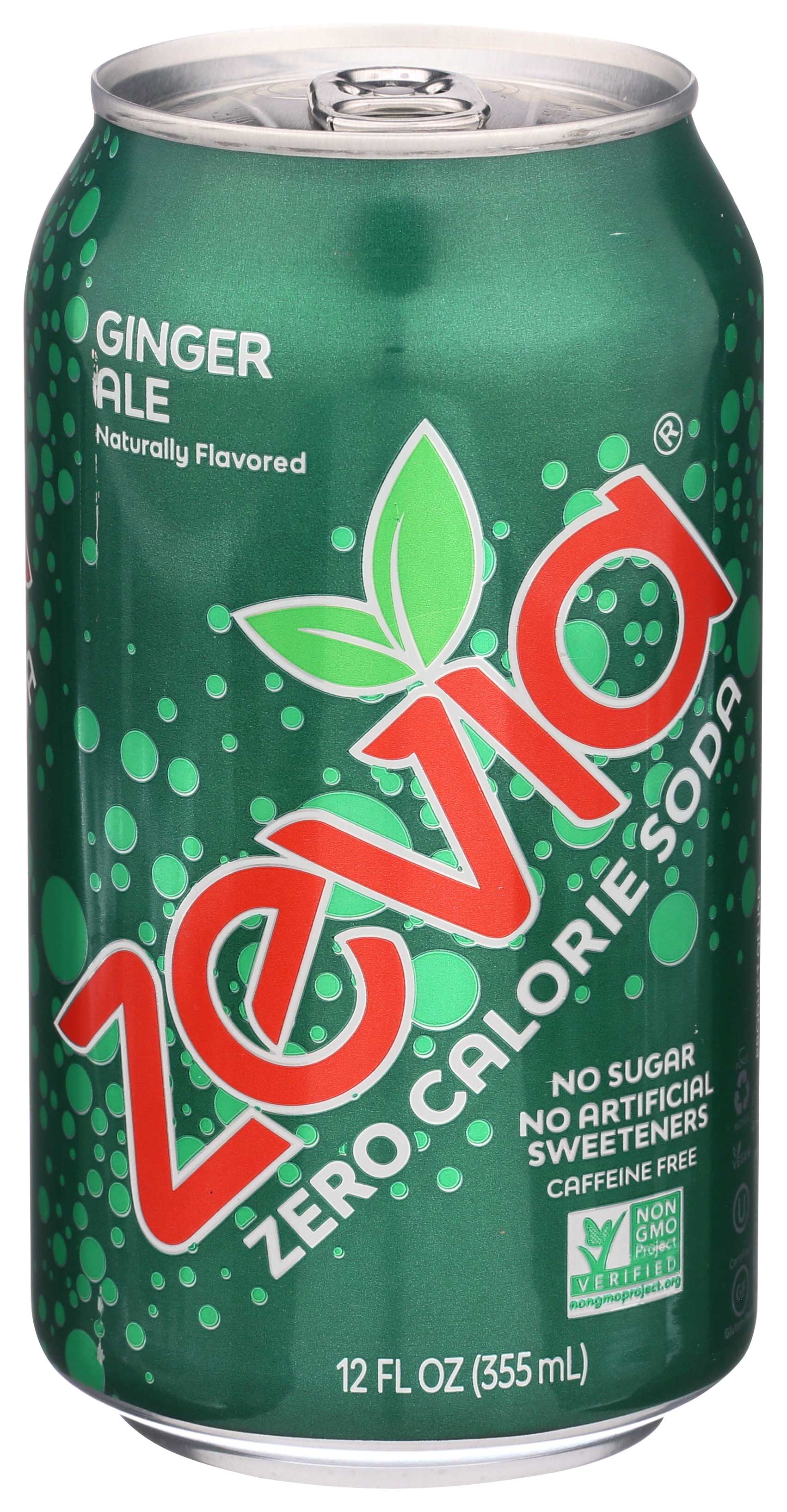 Zevia Natural Ginger Ale Stevia Diet Soda Case | FoodServiceDirect