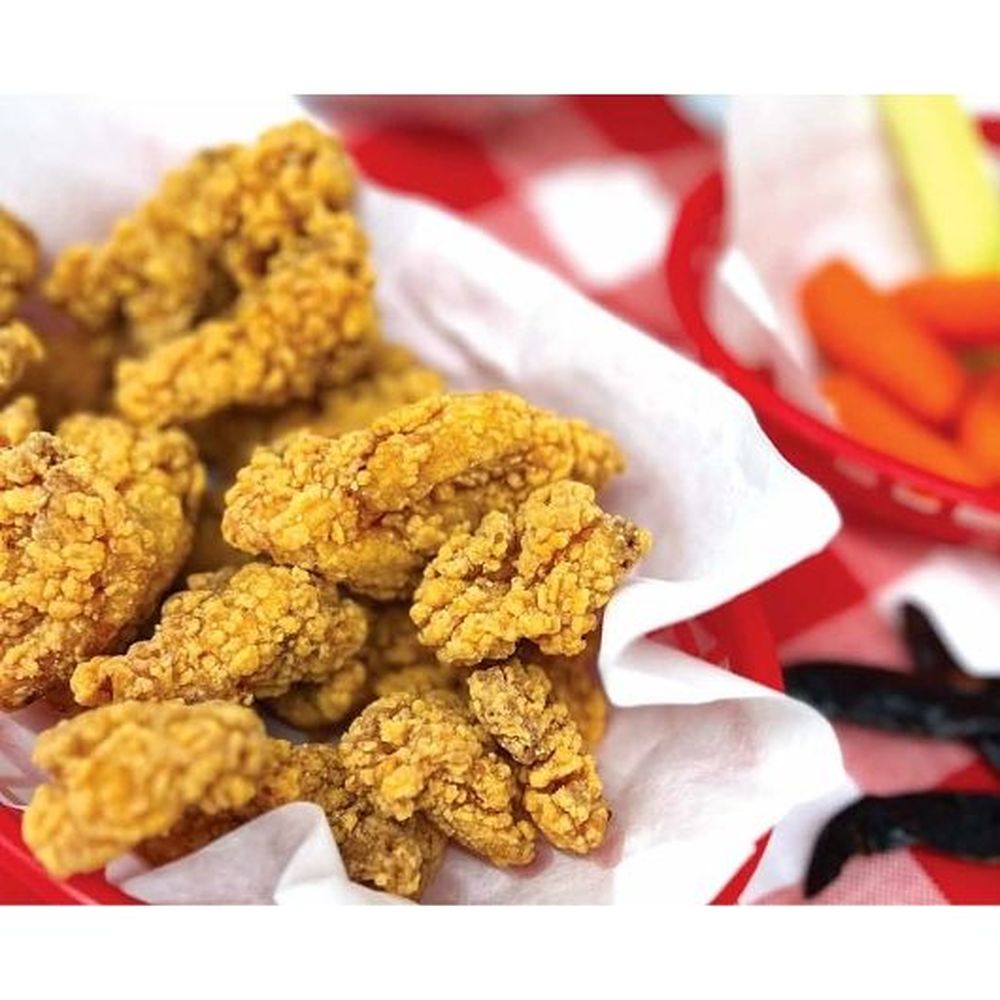 H Walker Foods Breaded Boneless Chicken Thigh Chunks and Skin, 10 Pound