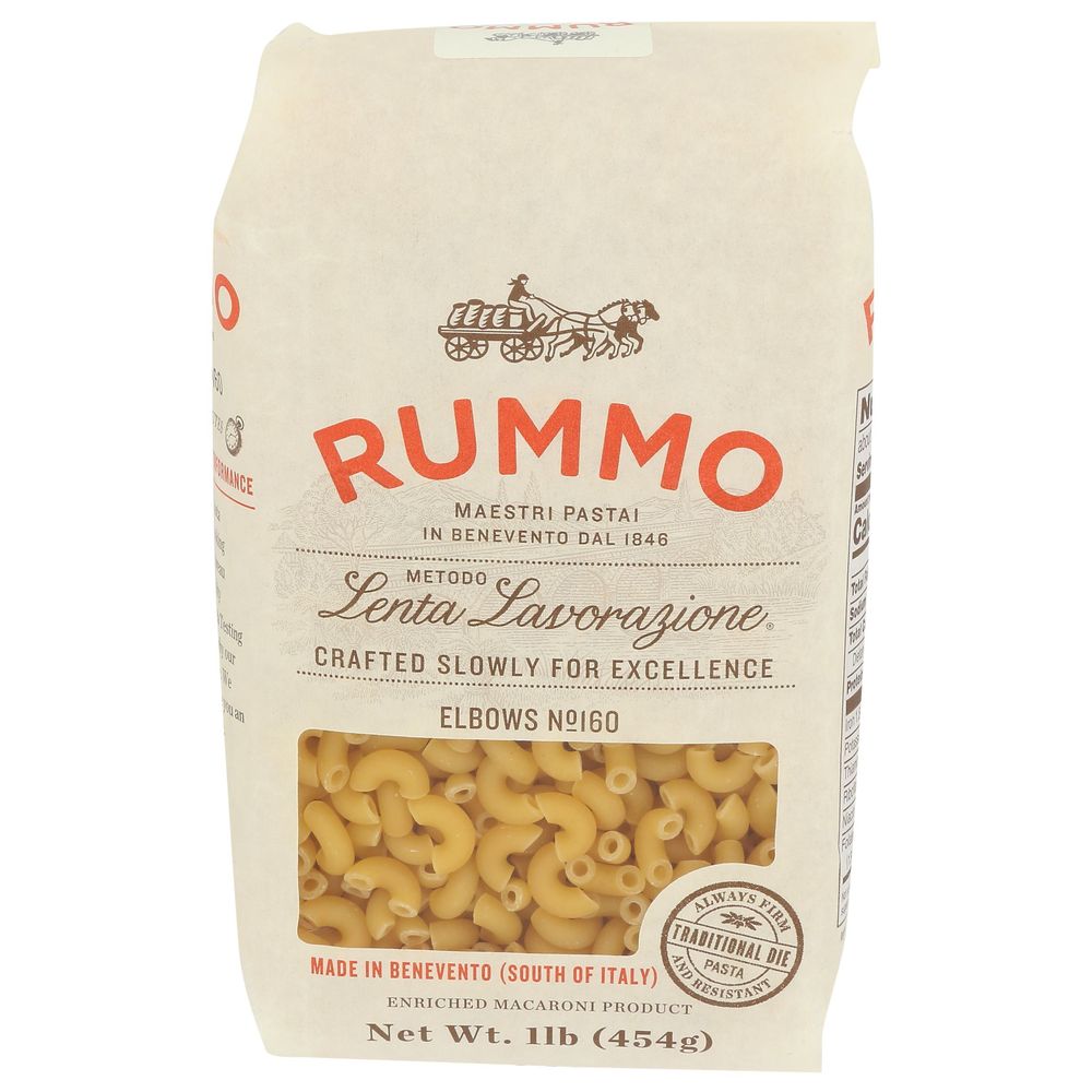 Rummo Lenta Lavorazione Elbow Pasta, 1 Pound -- 12 per case ...