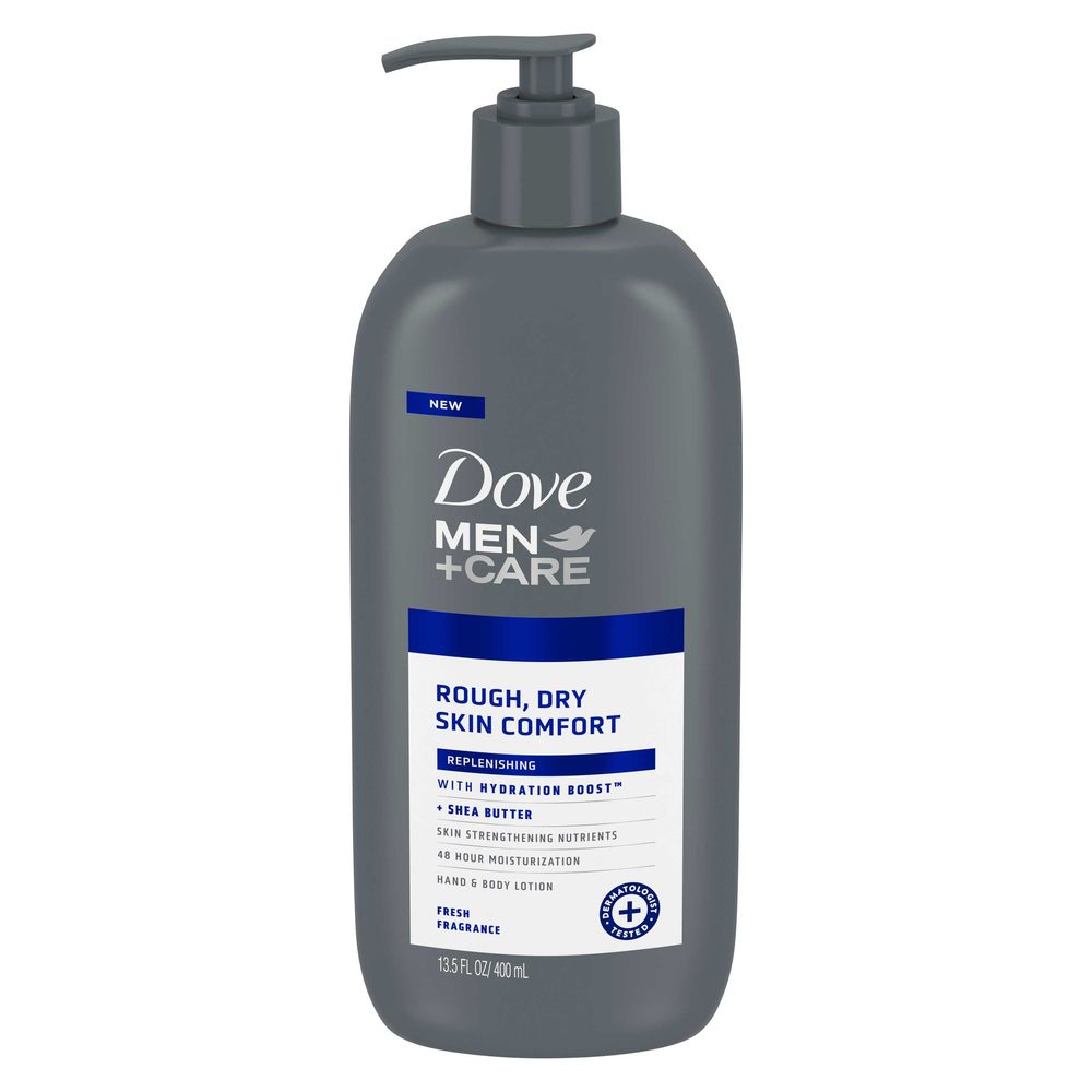 Dove Men Plus Care Rough Dry Skin Comfort Replenishing Hand and Body ...