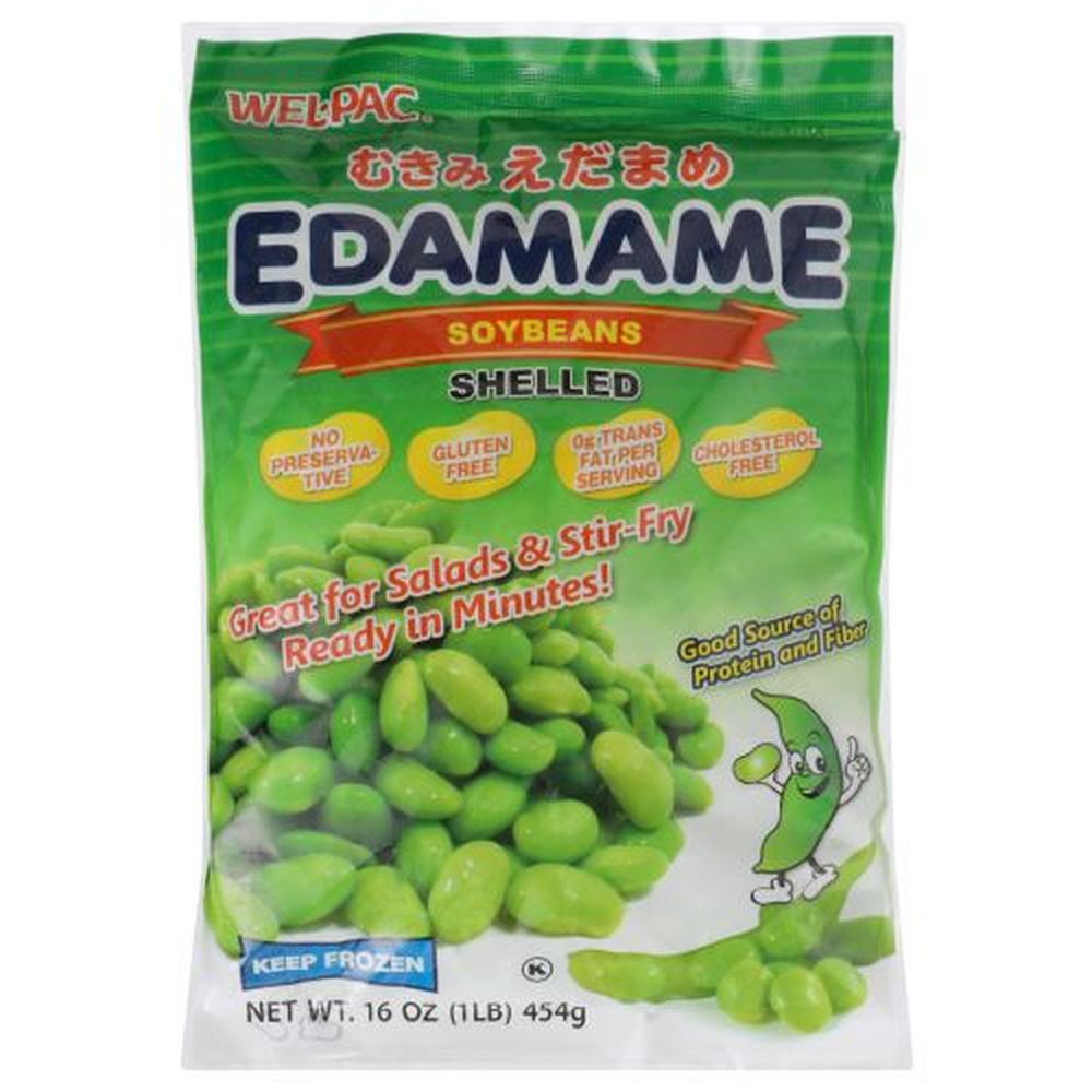 Wel Pac Shelled Edamame, 16 Ounce -- 20 per case