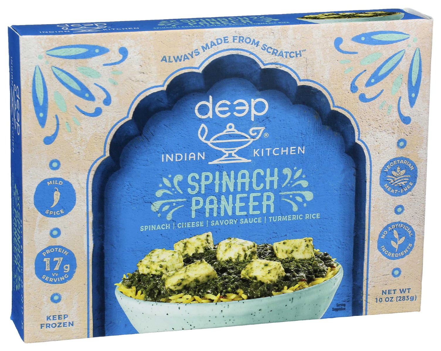 Deep Indian Kitchen Palak Paneer, 10 Ounce -- 12 per case
