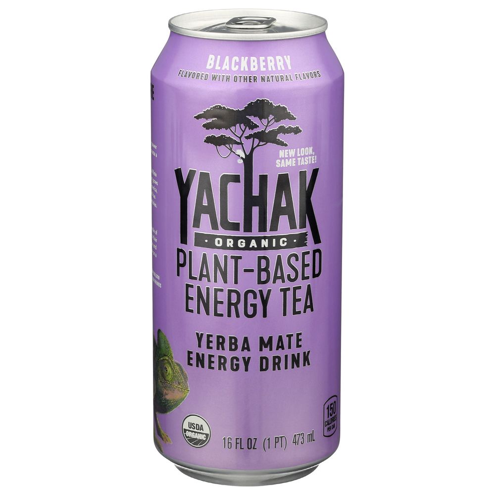 Yachak Organic Blackberry Yerba Mate Energy Drink, 16 Fluid Ounce -- 12 ...