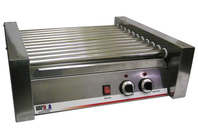 Winco BenchmarkUSA 120 Volt 30 Dog Hot Dog Roller Grill, 22 x 20 x 8 ...