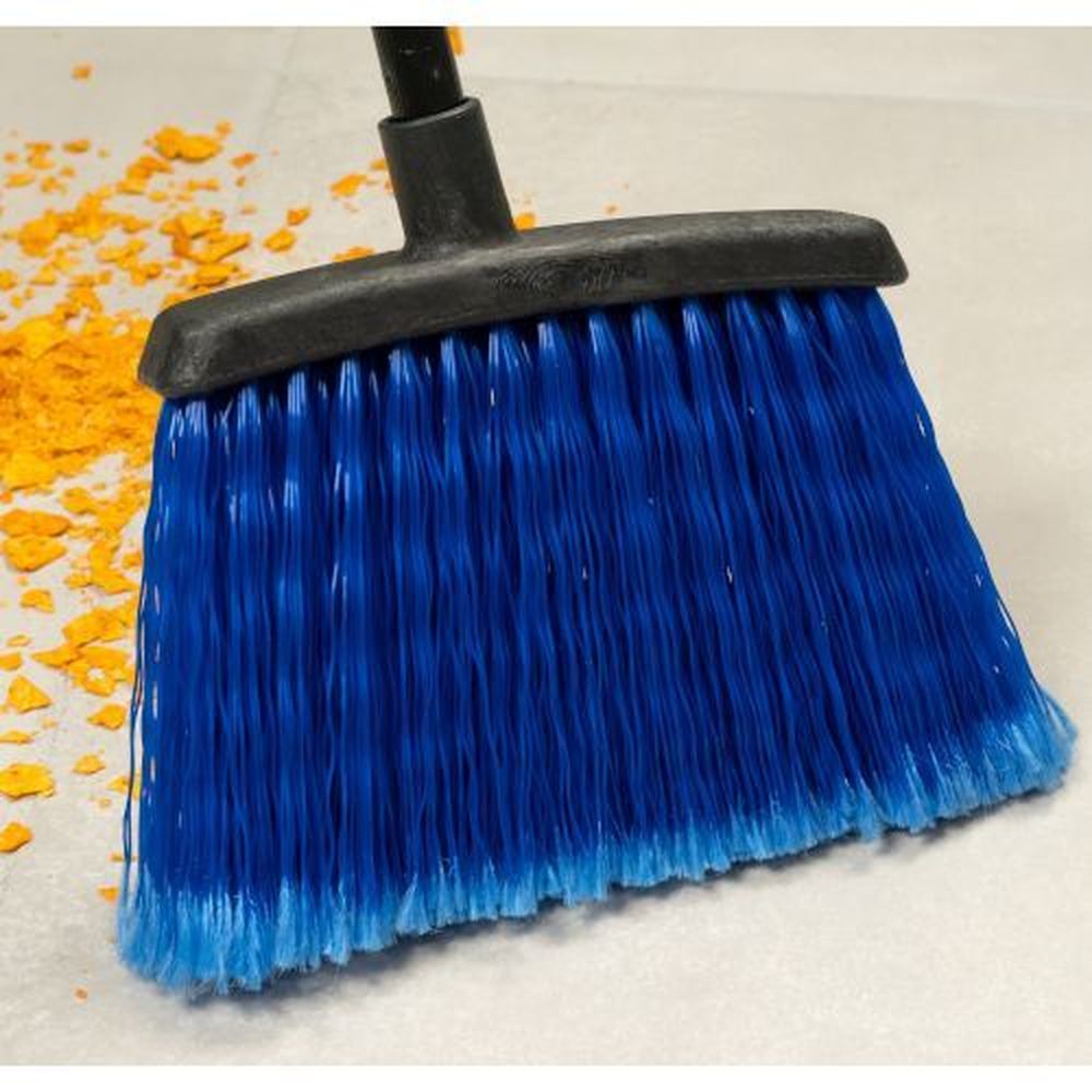Carlisle 4688314 Duo-Sweep Blue Bristle Flagged Warehouse Broom with ...