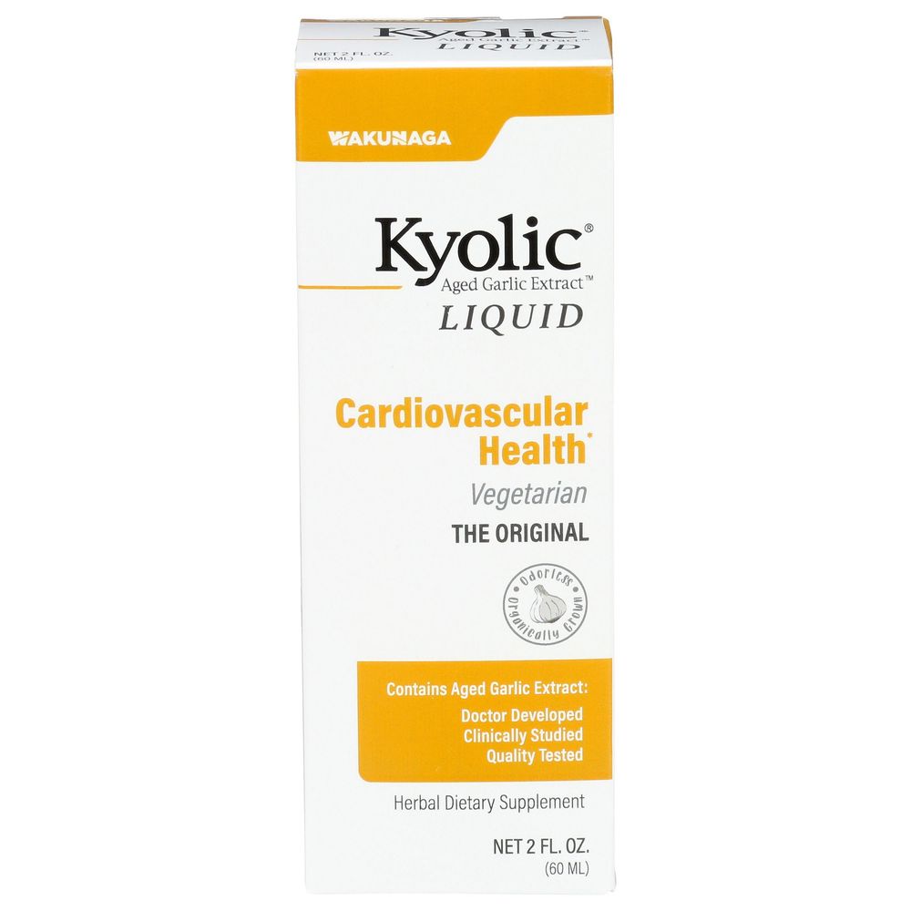 Kyolic Aged Garlic Extract Plain Liquid Cardiovascular Dietary ...