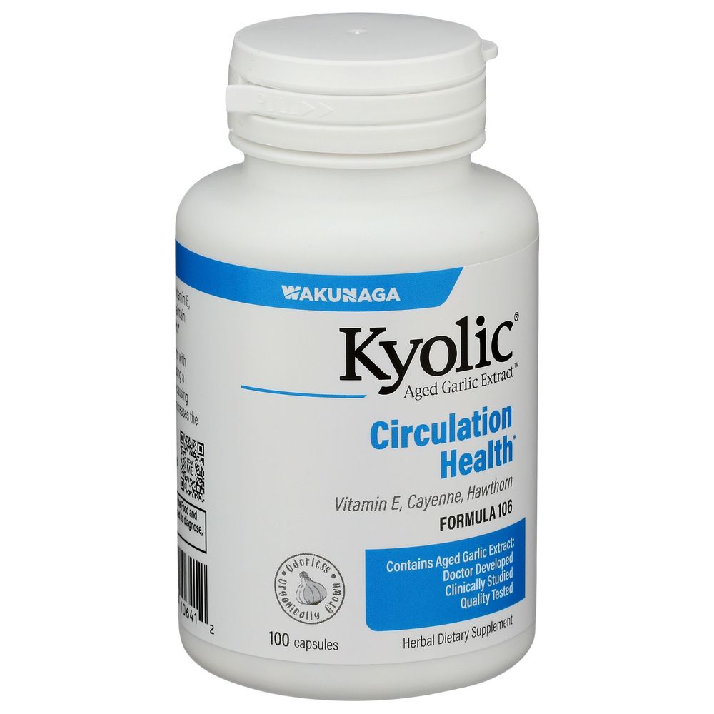 Kyolic Aged Garlic Extract Formula 106 Circulation Health Dietary ...