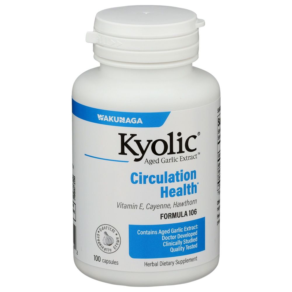 Kyolic Aged Garlic Extract Formula 106 Circulation Health Dietary ...