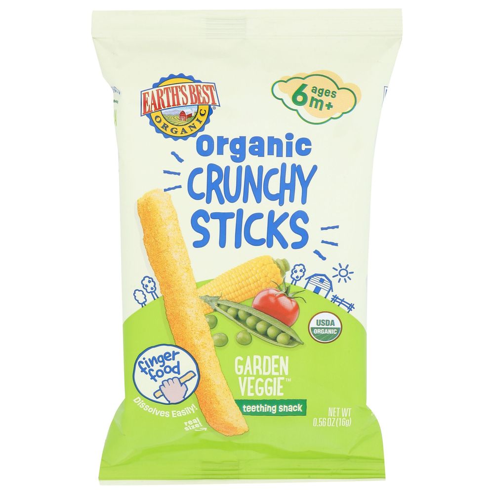 Earths Best Organic Garden Veggie Crunchy Sticks | FoodServiceDirect