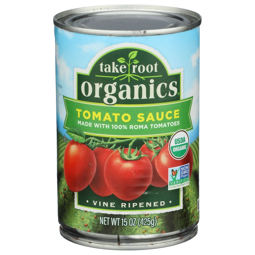Take Root Organics Tomato Sauce, 15 Ounce -- 12 per case
