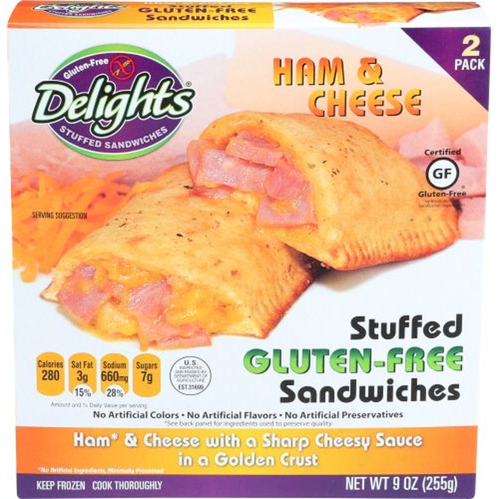 Fueled By Choice Ham N Cheese Stuffed Sandwich, 9 Ounce -- 6 per case