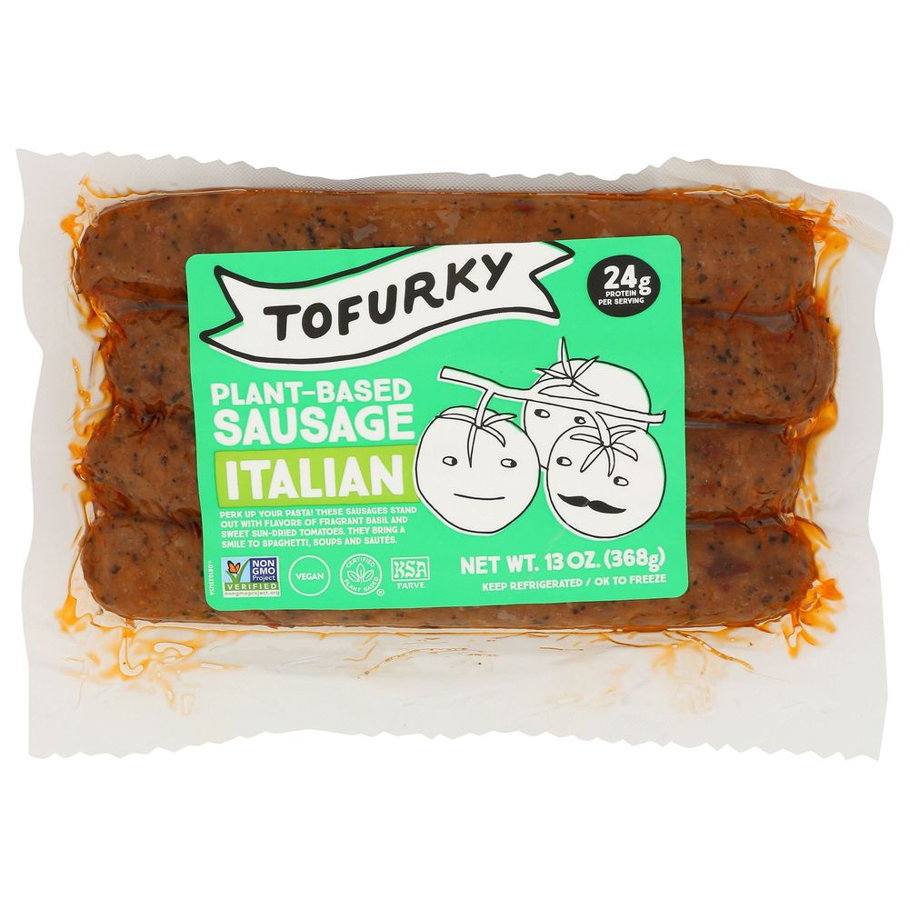 Tofurky Sweet Italian Plant Based Sausage, 13 Ounce -- 5 per case