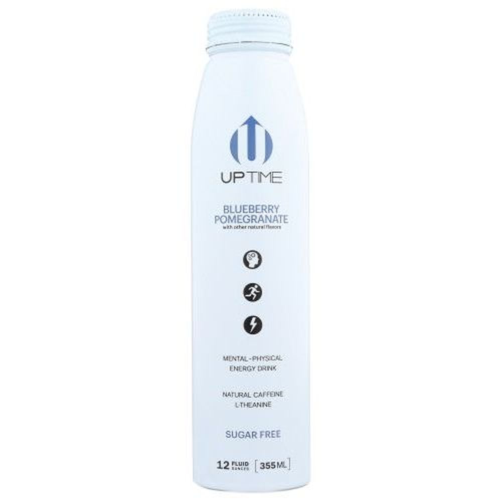 Uptime Blueberry Pomegranate Zero Sugar Energy Drink, 12 Fluid Ounce ...