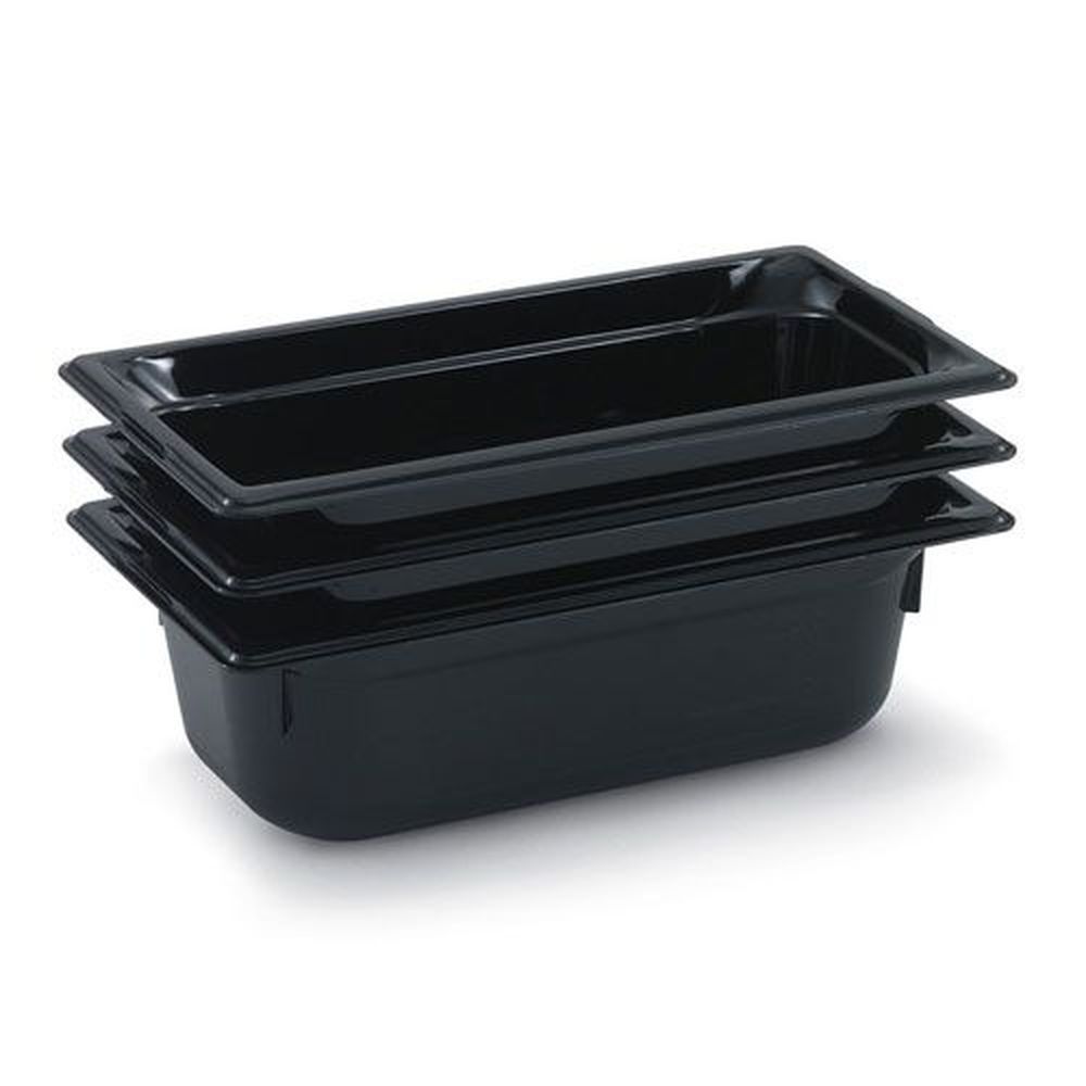 Vollrath 9094420 Super Pan High Temperature Plastic Black Ninth Size ...