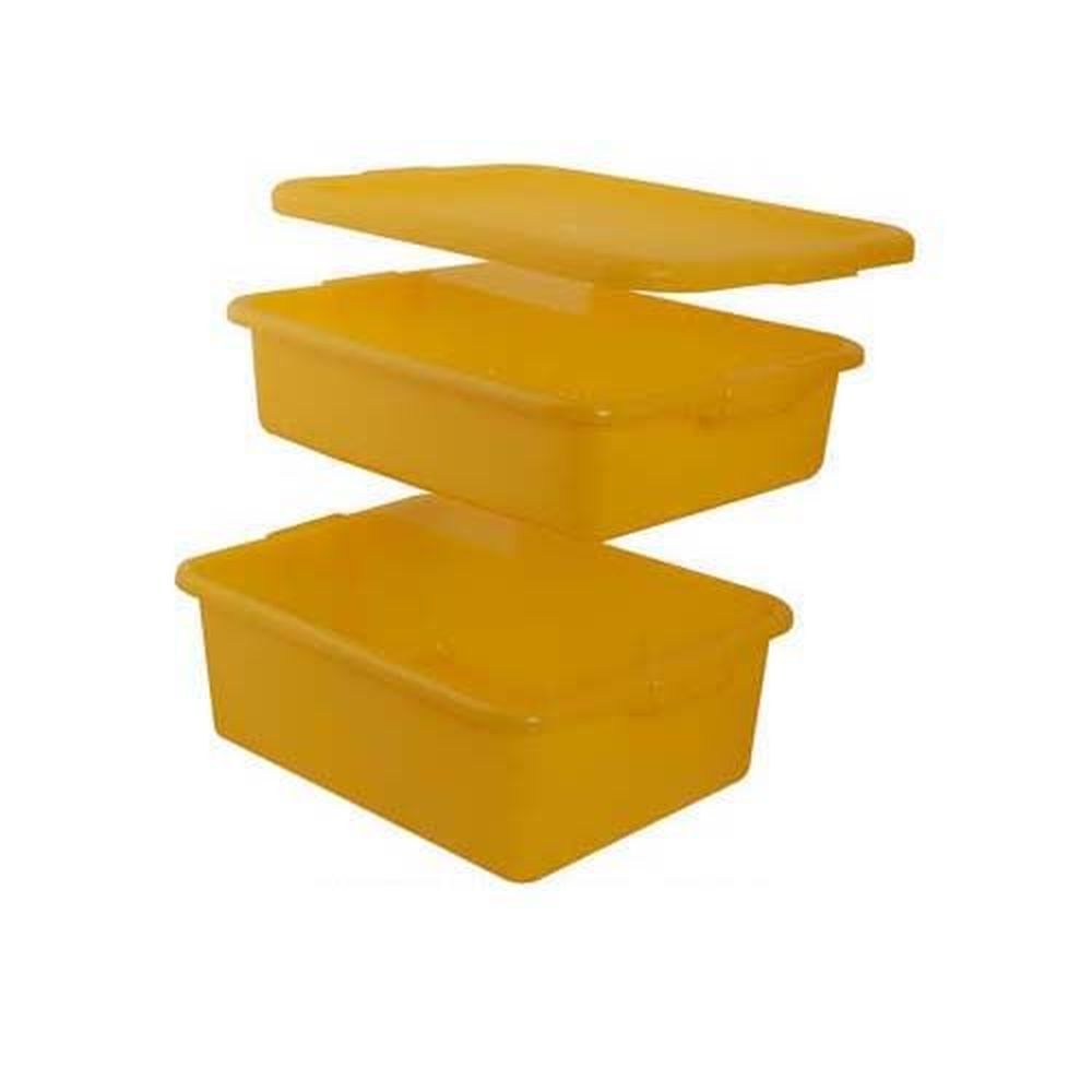 Vollrath 1505-C08 Traex Color Mate Yellow Food Storage Box Set, 20 inch ...