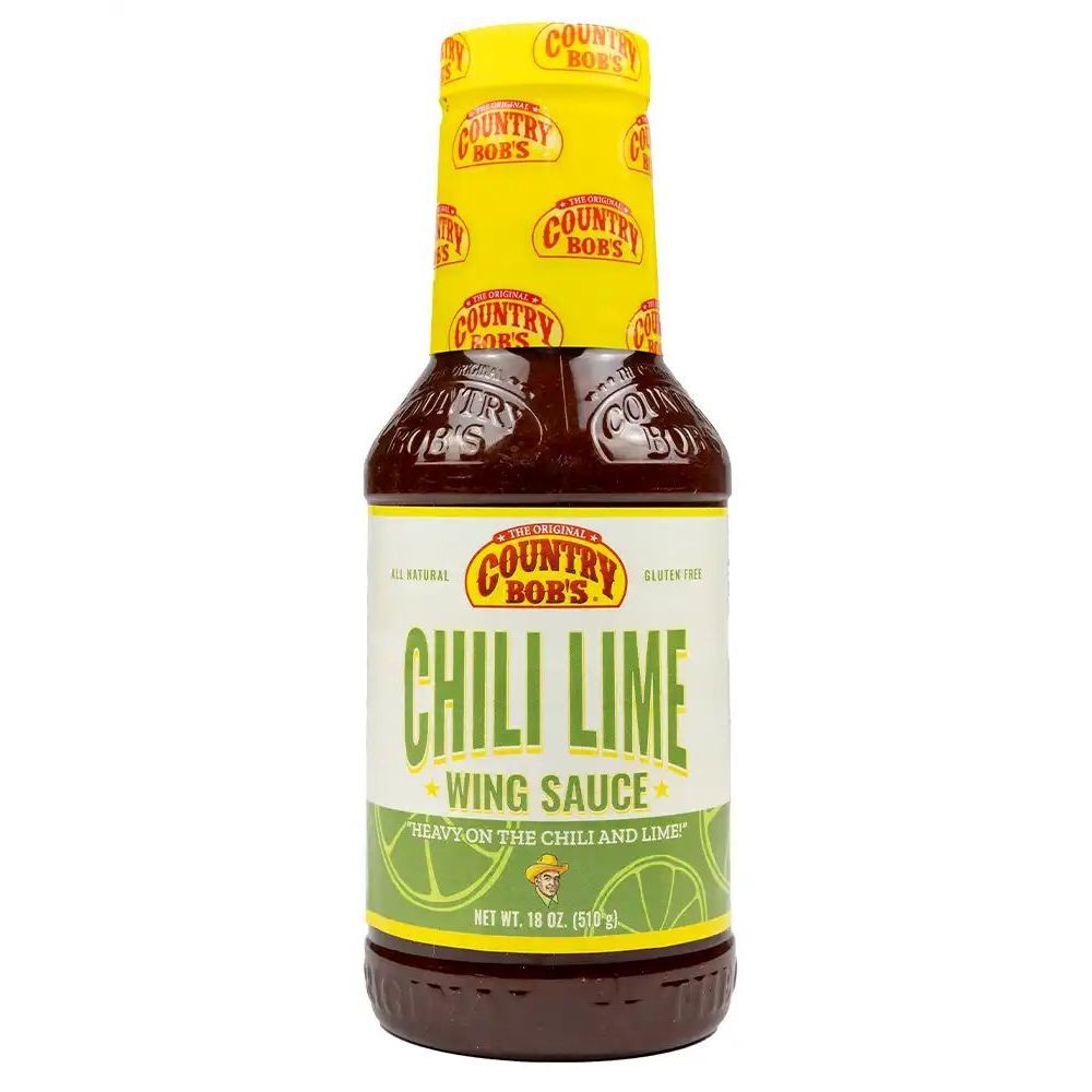 Country Bobs Chili Lime Wing Sauce, 18 Ounce -- 6 per case