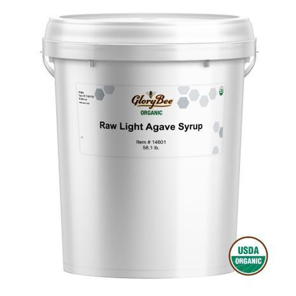 Glorybee Organic Raw Light Agave Syrup, 58.1 Pound | FoodServiceDirect ...