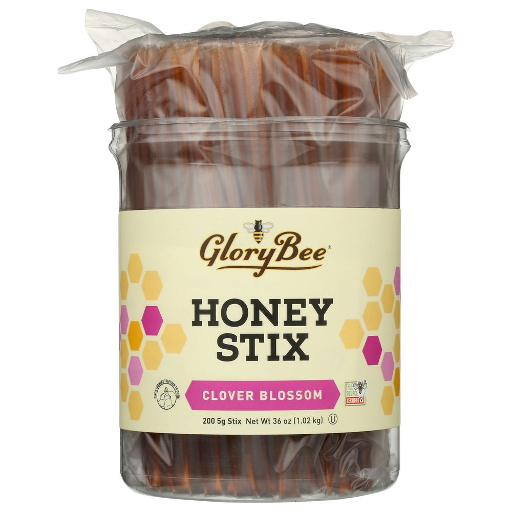 Glorybee Clover Blossom Honeystix, 200 count Canister