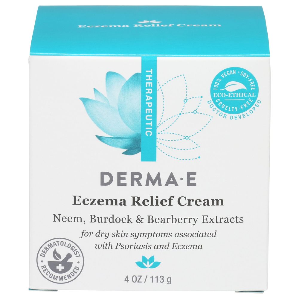 Derma E Eczema Relief Cream, 4 Ounce